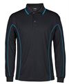 7PIPL - Podium L/ Sleeve Piping Polo