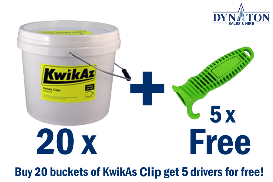 KwikAz Clips - 20 buckets kit