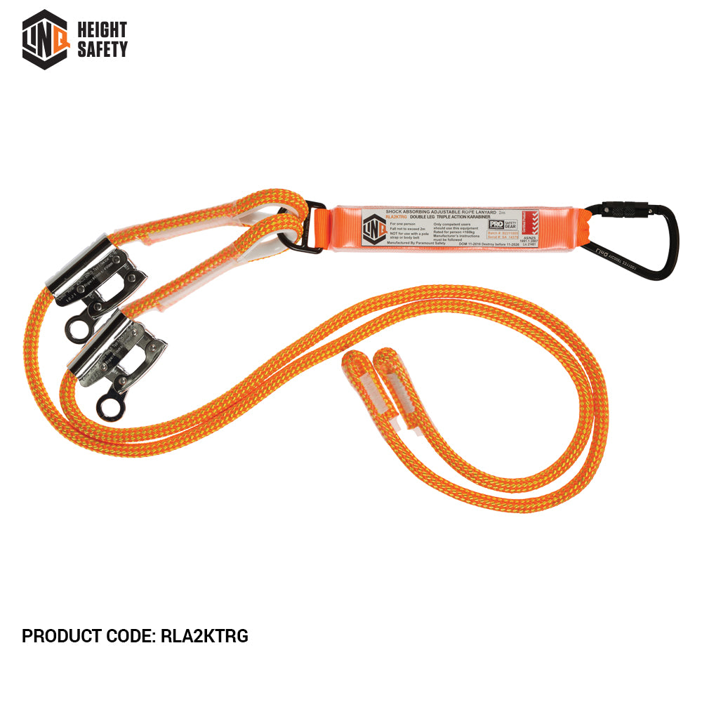 Double Adjustable Rope Lanyard