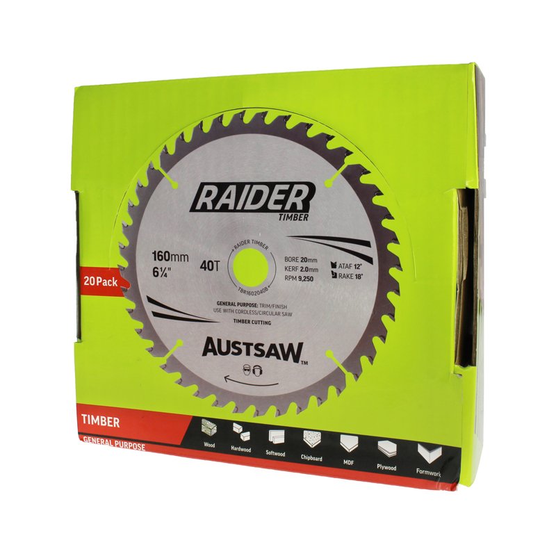 Timber Blade 160mm Pack of 20