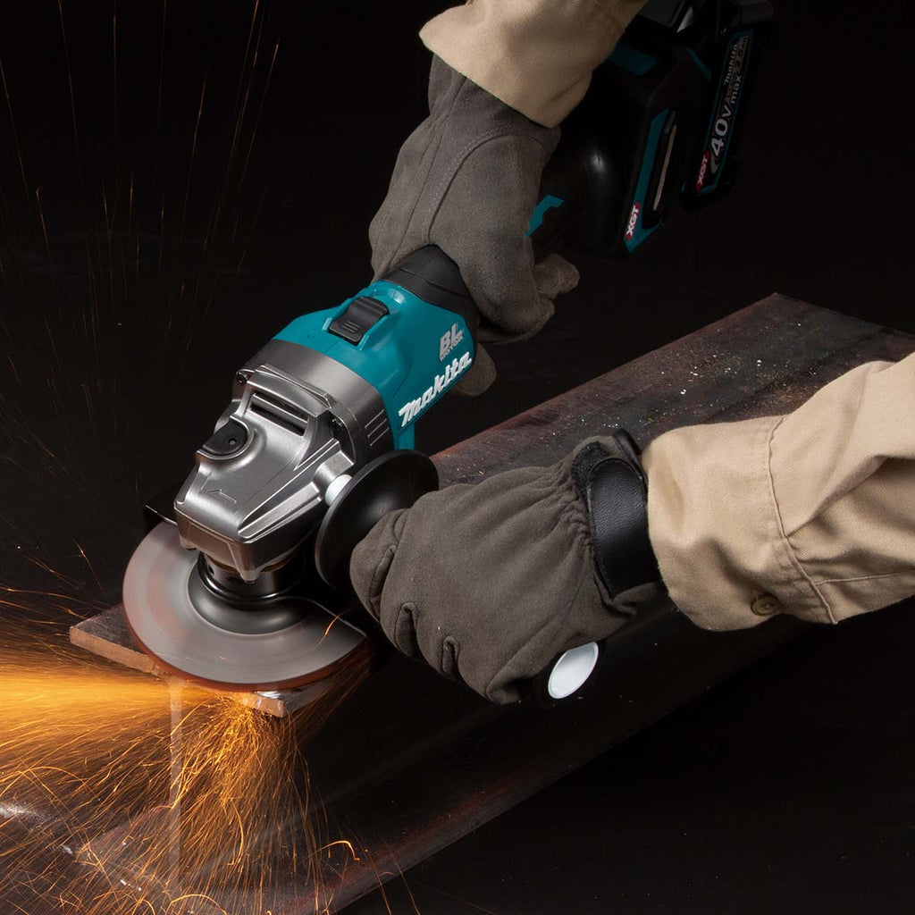 40V Max Brushless 125mm (5") Slide Switch Angle Grinder Kit